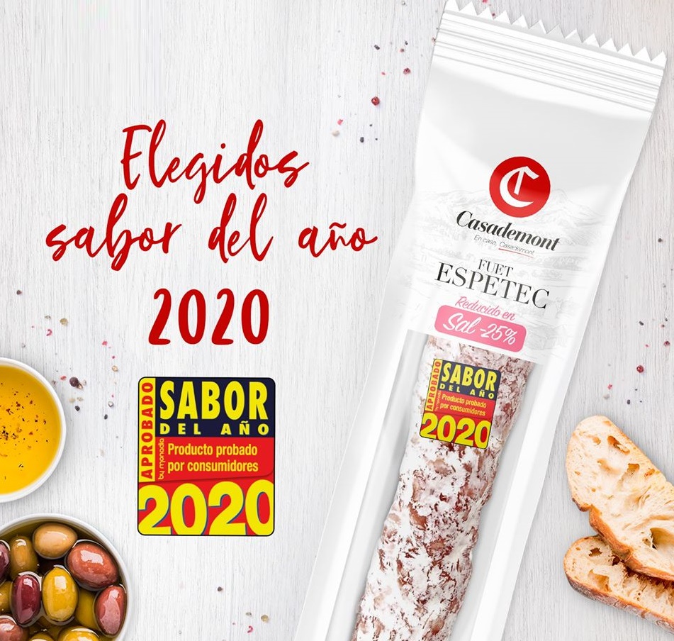 El fuet Espetec de Casademont, elegido SABOR DEL AÑO 2020 – COSTA FOOD ...
